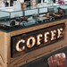 Coffee Sign Coffee Bar Sign Coffee Marquee Print Kitchen Decor Coffee ...