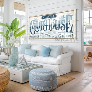 Personalized Custom Beach House Sign Coastal Beach Decor Cottage Home ...