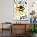 Farm Fresh Honey Sign Modern Farmhouse Decor Custom Family Name Sign ...