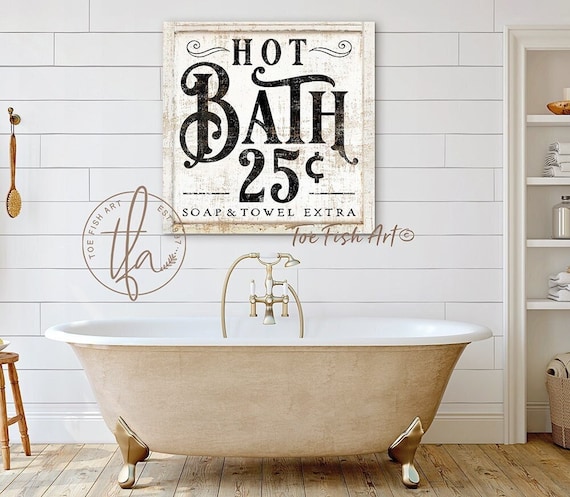 Vintage Bathtub Signs Welcome To The Hot Tub Vintage Metal Sign Wall