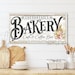 Easter Sign Holiday Bakery Sign Cottontail Modern Farmhouse Wall Decor ...