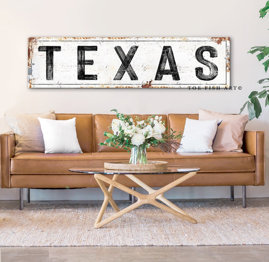 Home State Sign Modern Farmhouse Decor Personalized Sign Modern Name ...