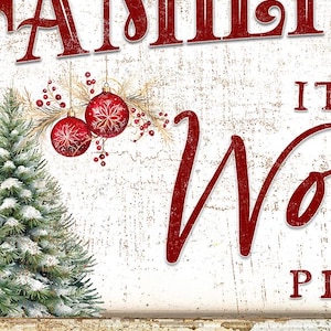 Family Christmas Sign Personalized Custom Decor Modern Farmhouse Wall ...