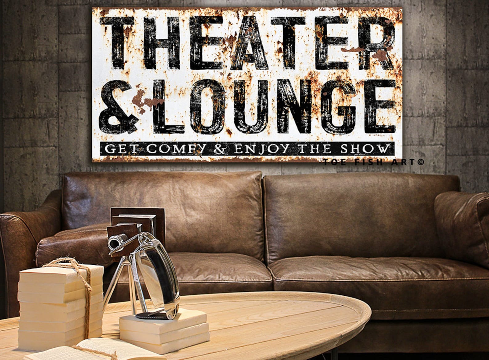 Modern Farmhouse Wall Decor Family Lounge Sign Large Rustic Wall Art ...