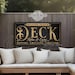Personalized Deck Sign Back Porch Backyard Bar Grill Pool & Patio ...