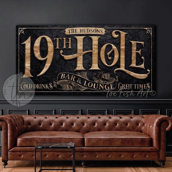 Lounge Sign Craft Bar Signs | Coffee Cafe Lounge Personalized Rustic