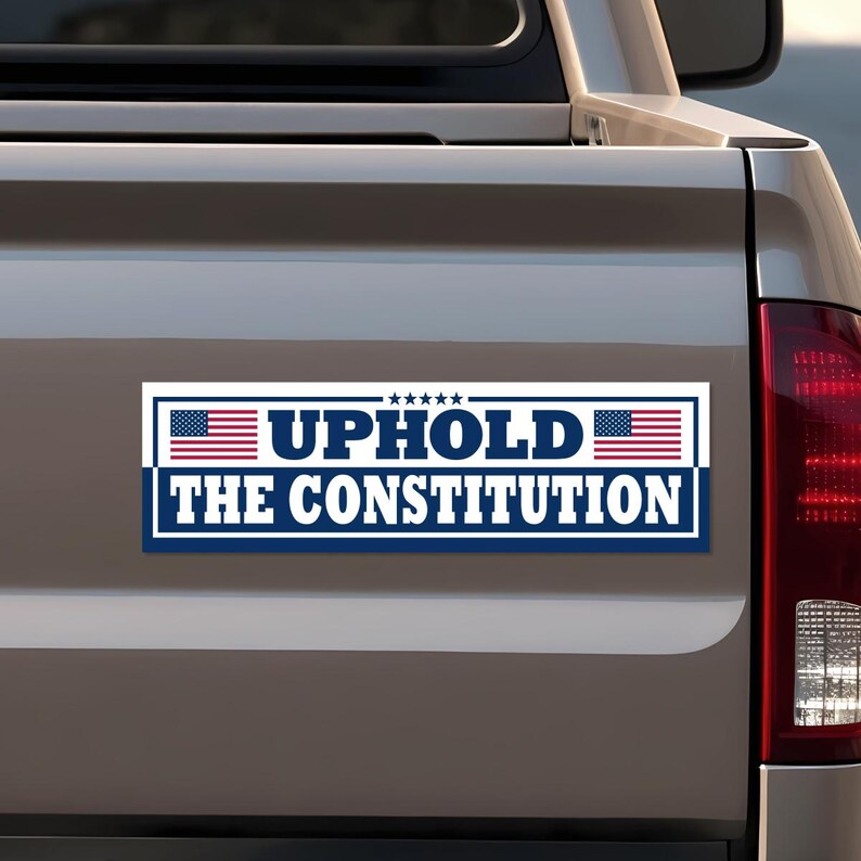 Uphold the Constitution, Anti-trump Bumper Sticker or Car Magnet: Anti ...