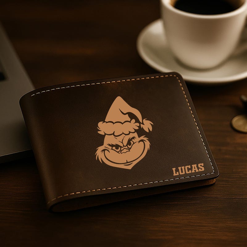 Christmas Grinch Wallet - Etsy