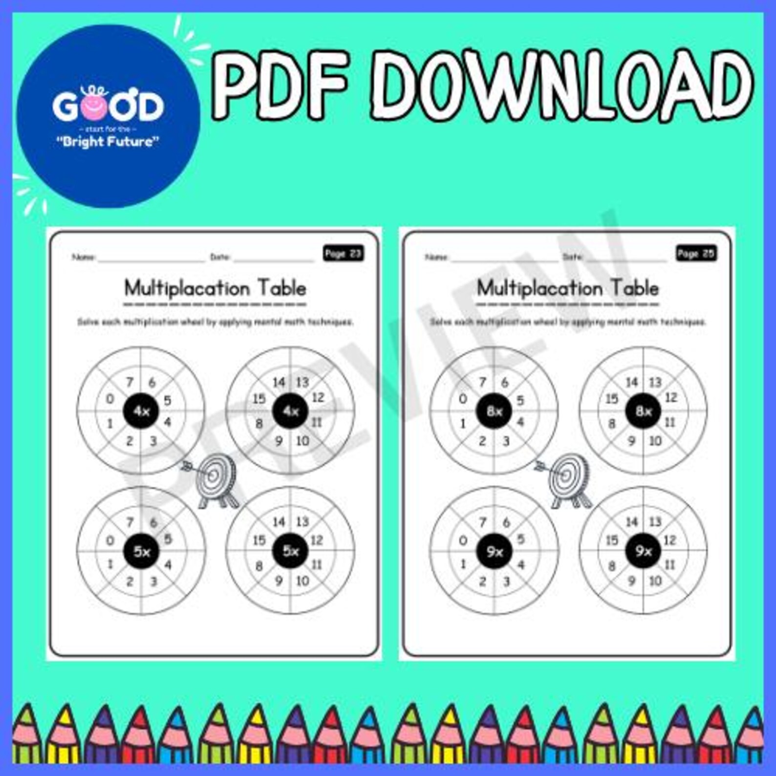 Math Addition, Subtraction, Multiplication Worksheets, Math Mixed ...