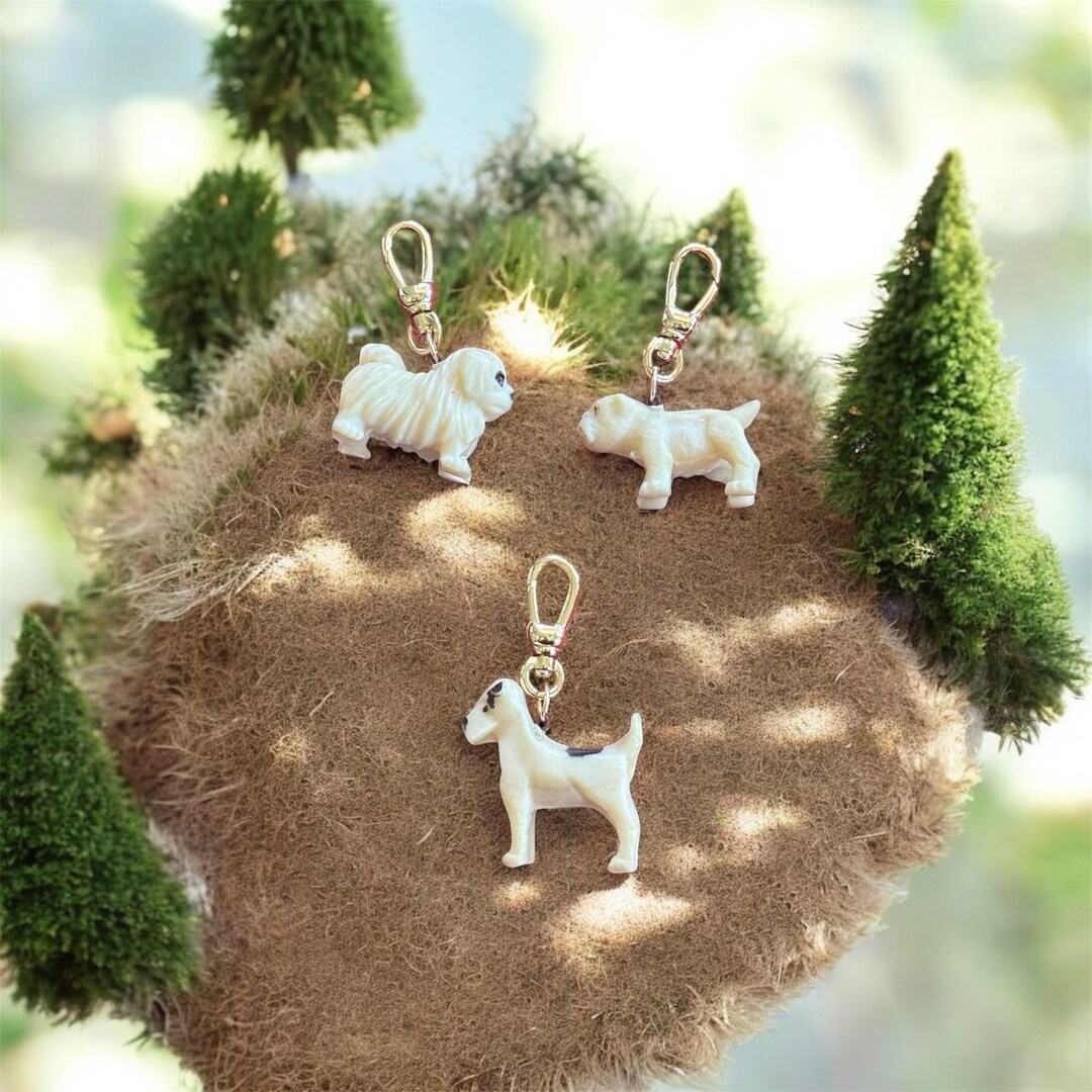 Vintage Cracker Jack Dog Charm • 1930s Celluloid Japan, Jack Russell ...