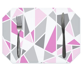 Pink placemats | Etsy