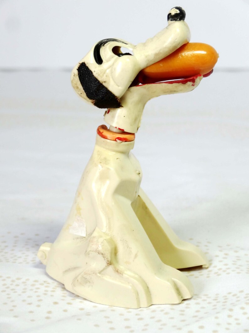 JVZ CO. 1940s Pluto Eating a Hot Dog Disneyanna Plastic Home | Etsy