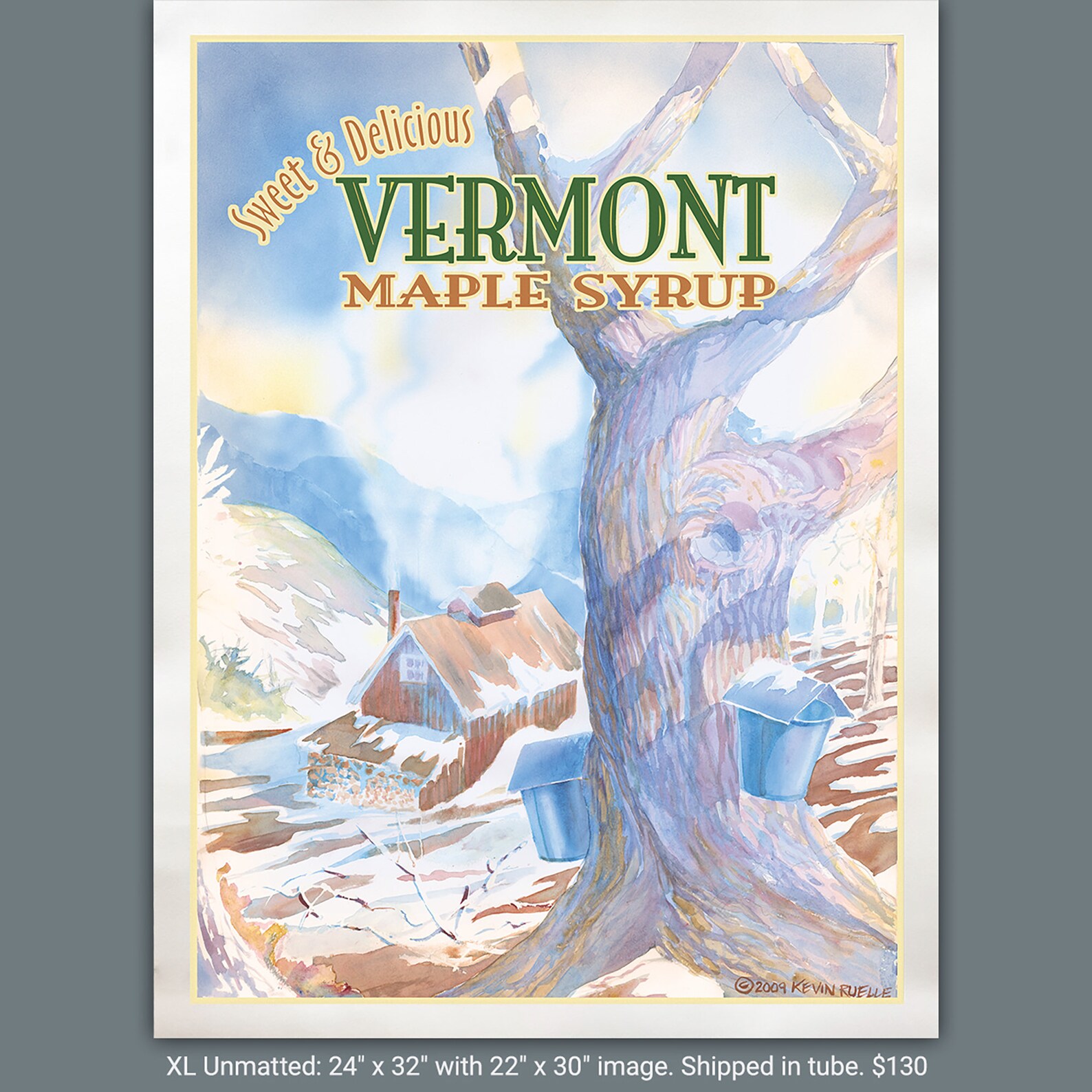 Vermont Maple Syrup Travel Poster - Etsy