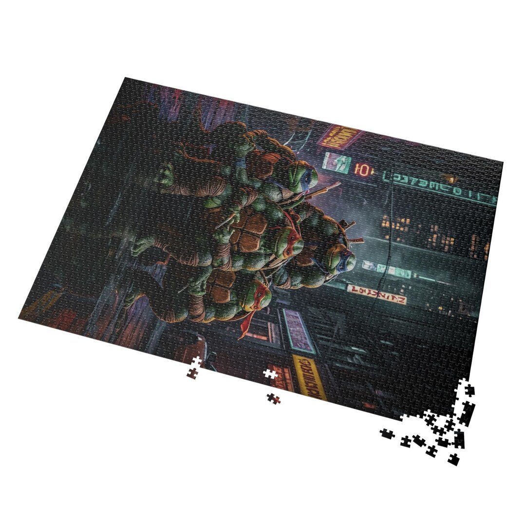 Teenage Mutant Ninja Turtles Jigsaw Puzzle With Tin - Fun Family ...