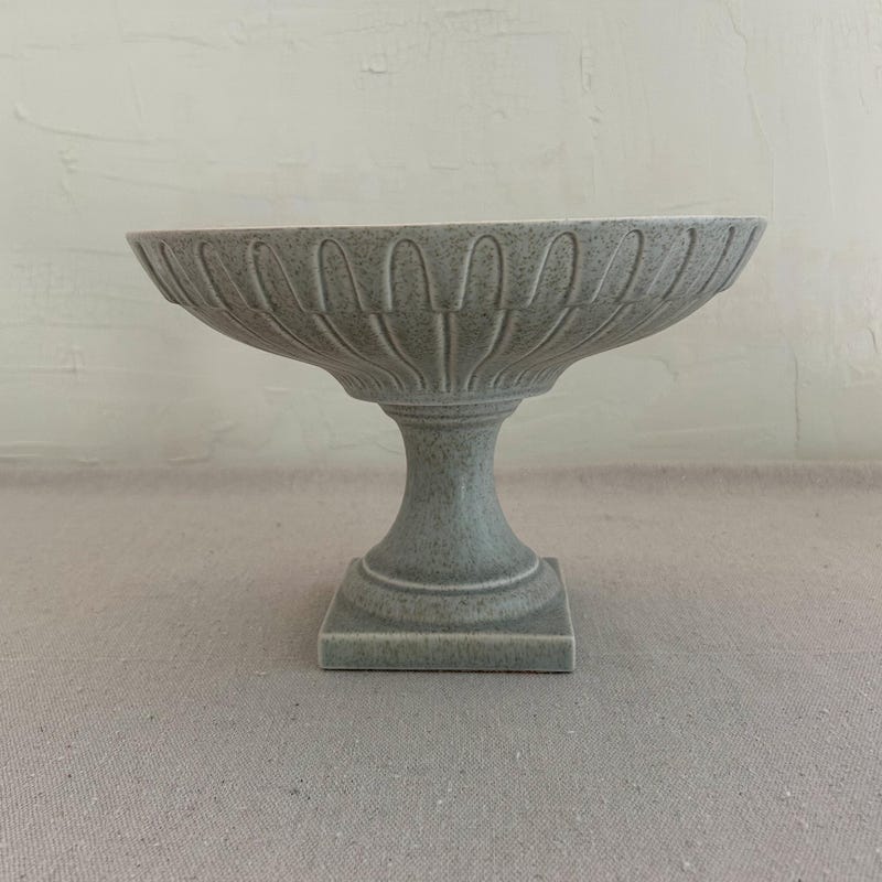 Green Ceramic Compote - Etsy