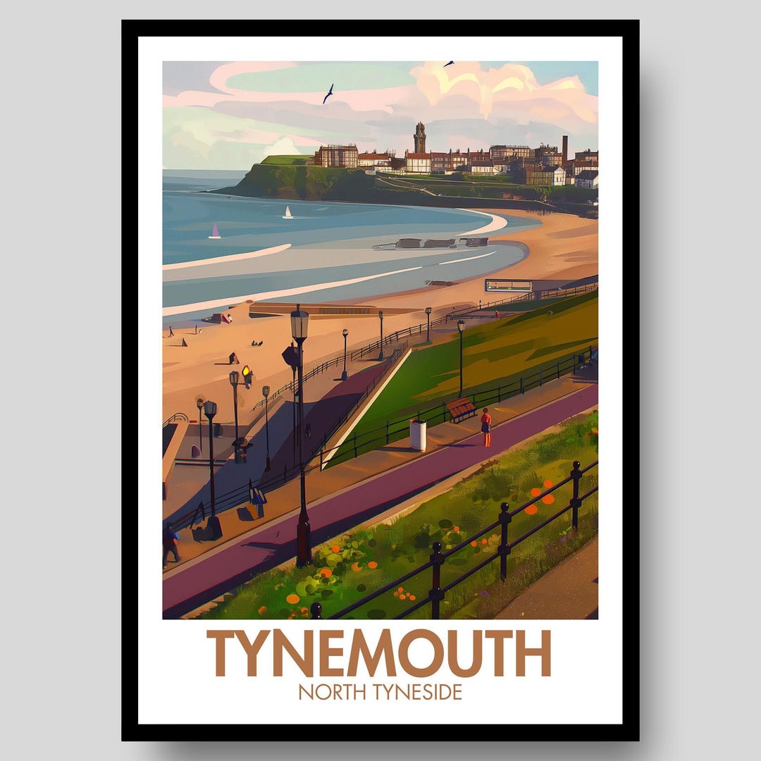 Tynemouth Poster - Newcastle Poster - Newcastle Upon Tyne - Newcastle ...