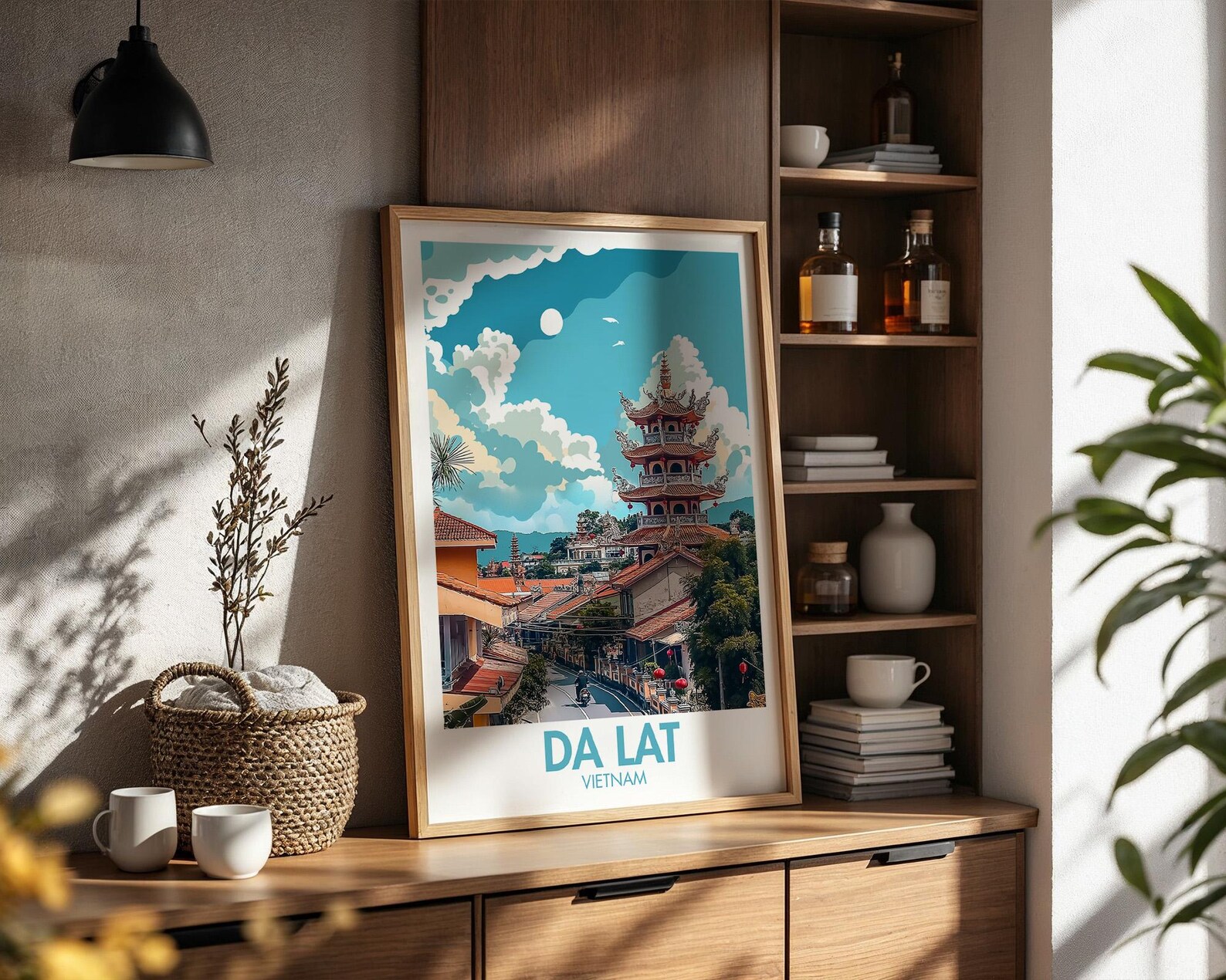 Da Lat Poster - Vietnam Poster - Da Lat - Vietnamese Poster - Vietnam ...