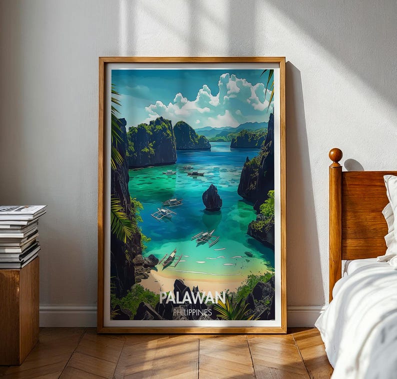 Palawan Poster - Philippines Poster - Palawan - Palawan Wall Art ...