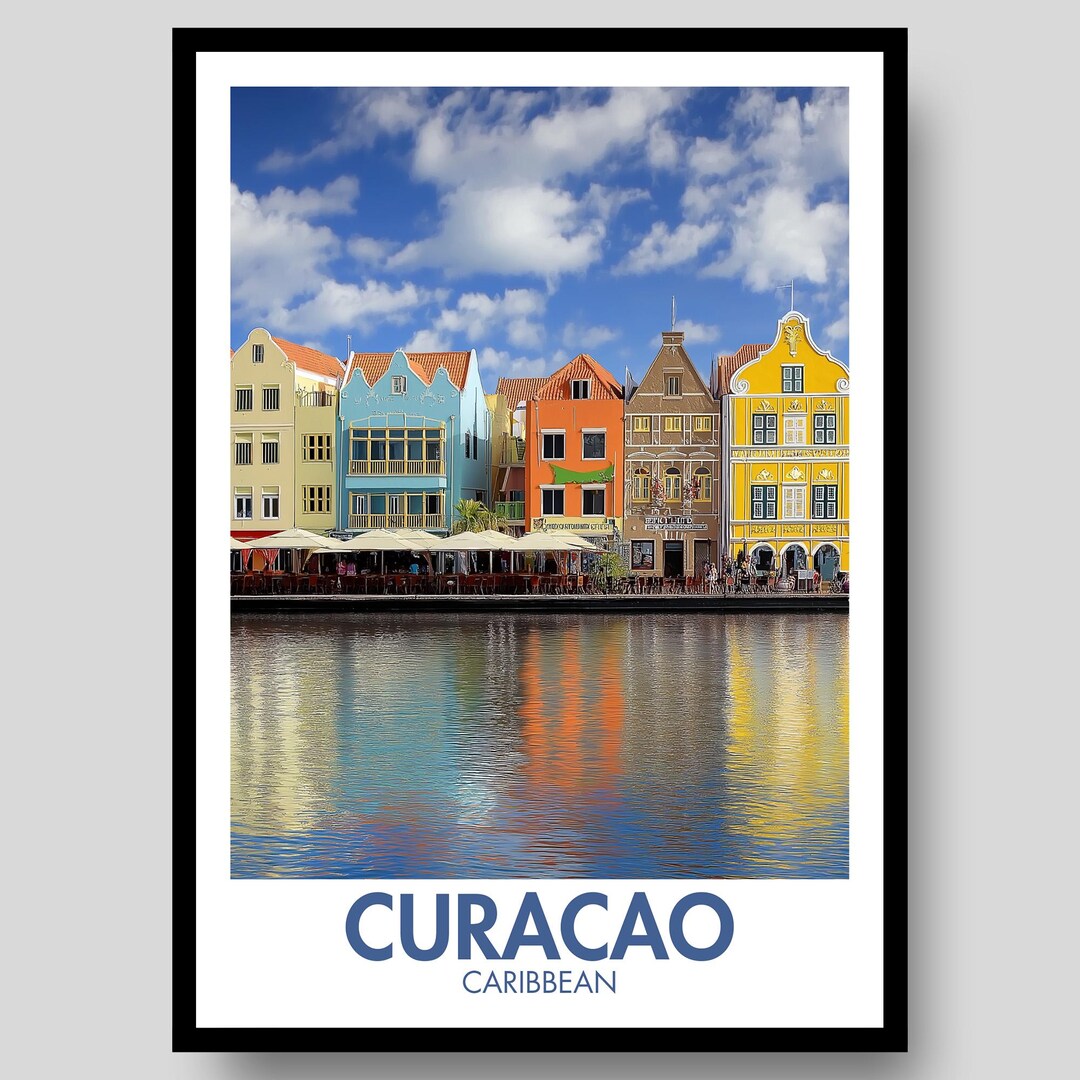 Curacao Poster - Caribbean Poster - Curacao Wall Art - Curacao ...