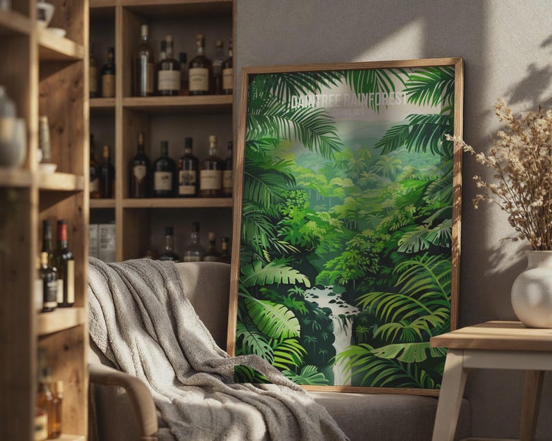 Daintree Rainforest Print Wall Art Cairns QLD Tropical Landscape - Etsy UK