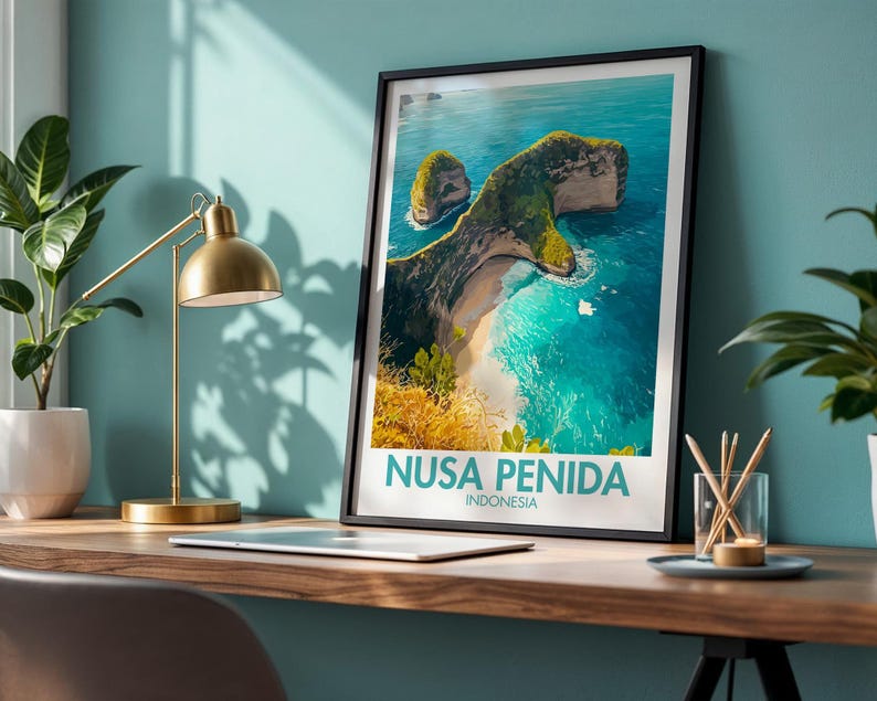 Nusa Penida Coastline Poster – Indonesia Travel Print - Etsy