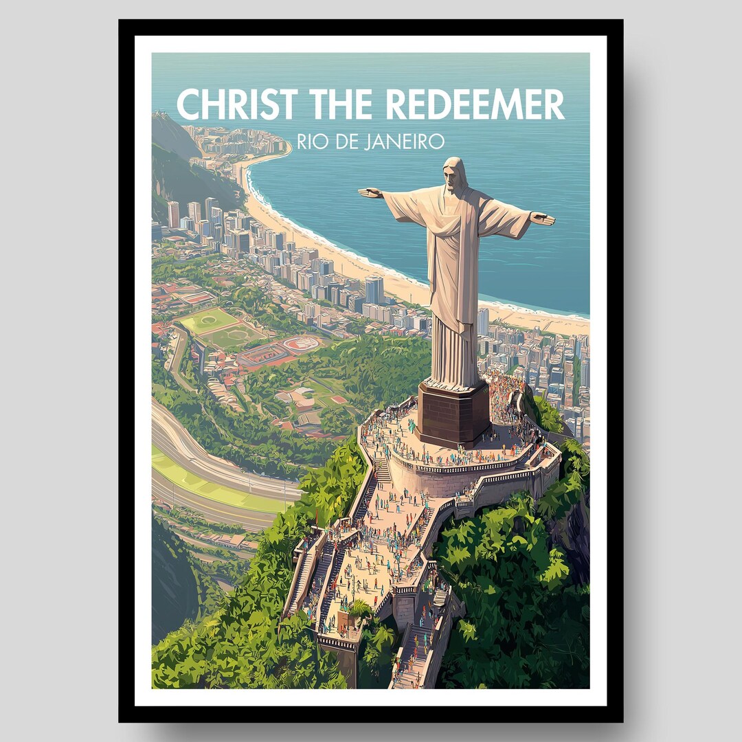 Christ the Redeemer Poster - Rio De Janeiro Poster - Christ the ...