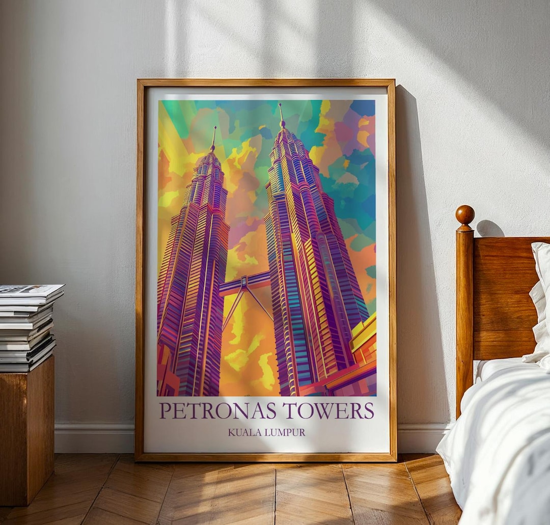 Petronas Towers Poster - Kuala Lumpur Poster - Malaysia Poster ...