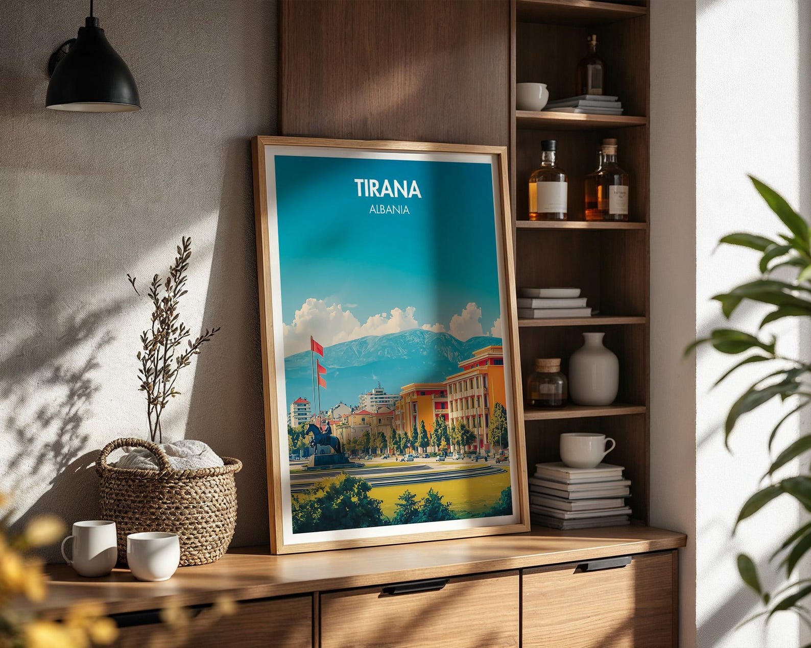 Tirana Poster - Albania Wall Art - Tirana Print - Albanian Decor - Etsy