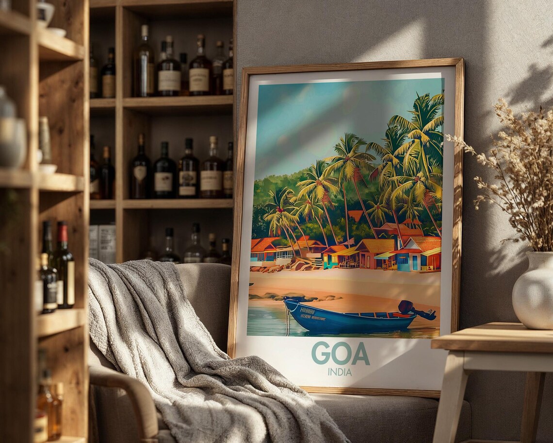 Goa Poster - India Poster - Goa Print - India - Goa - Goa Wall Art ...