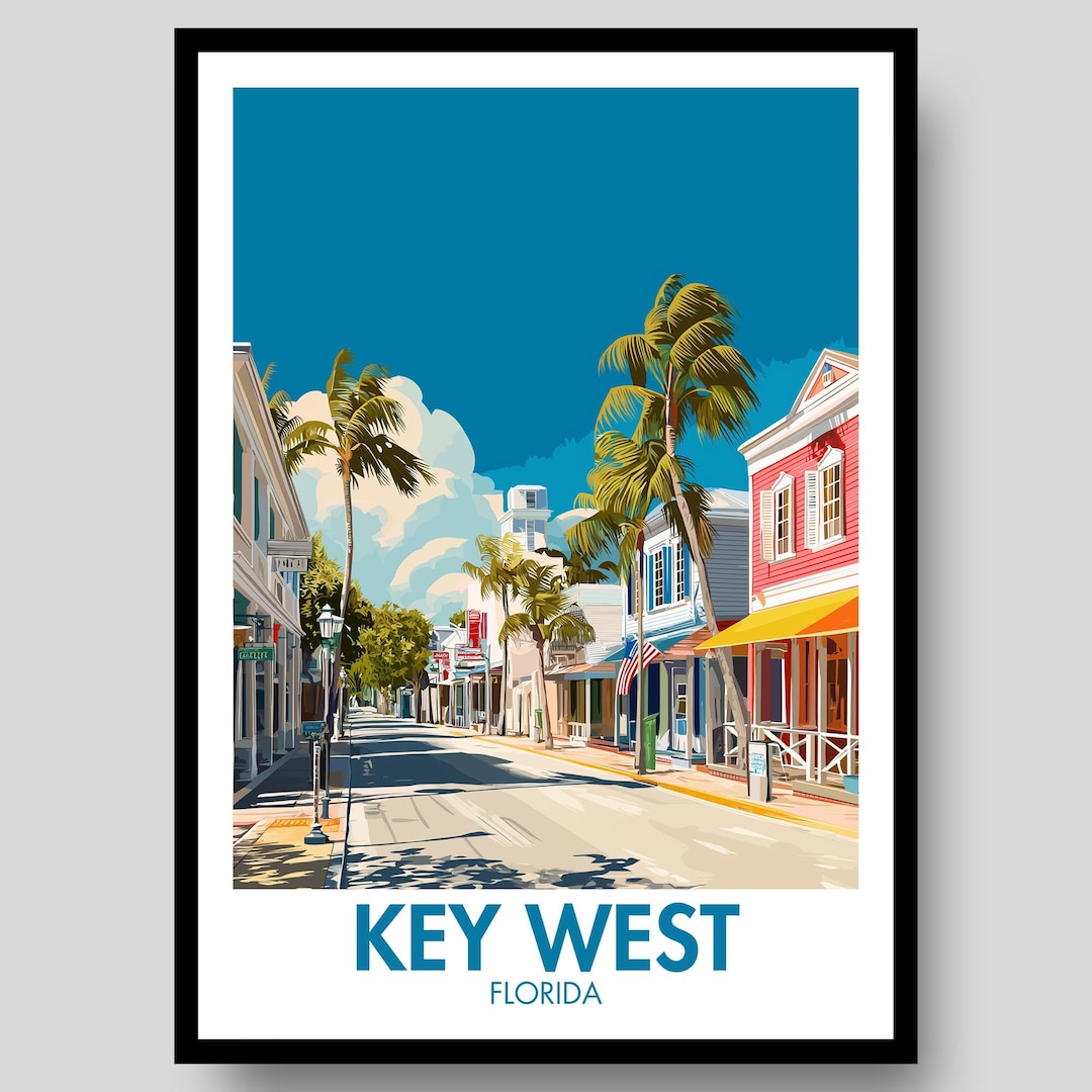 Key West Poster - Florida Poster - Key West - Key West Art - Miami ...