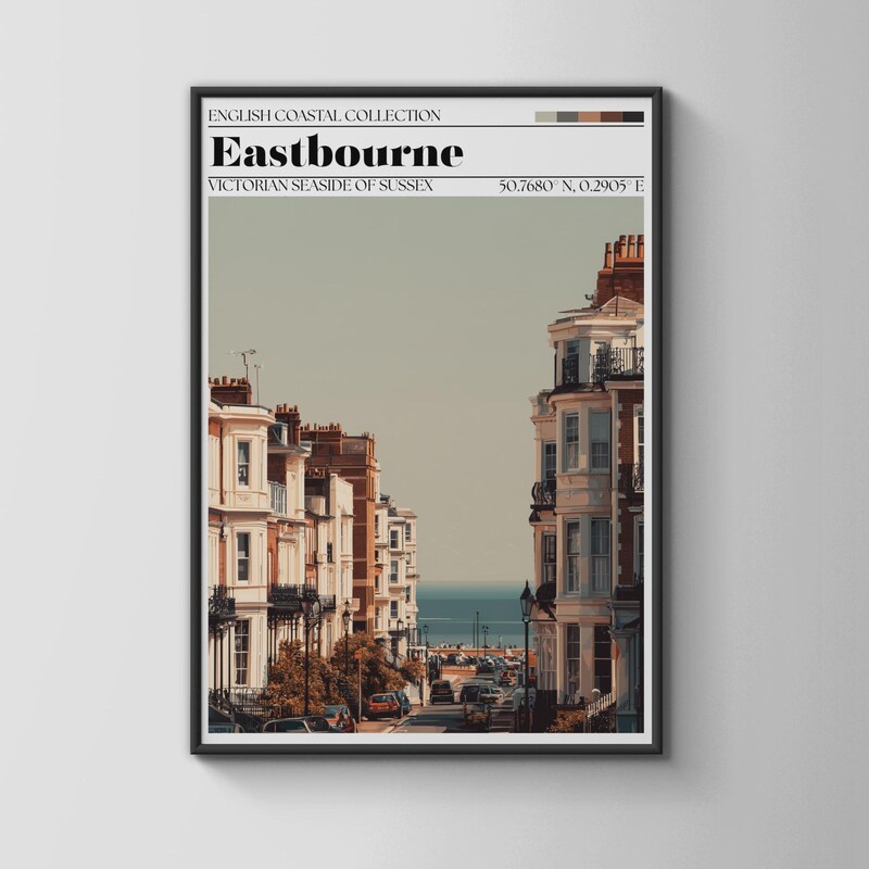 Vintage Eastbourne Poster - Etsy