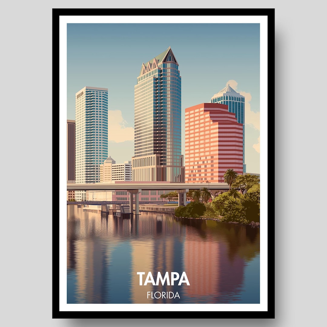 Tampa Poster - Florida Poster - Tampa - Tampa Bay - Tampa Print ...