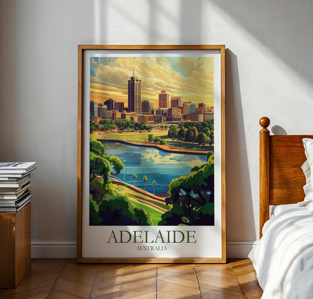 Adelaide Poster - Australian Wall Art - Adelaide - Adelaide Print ...
