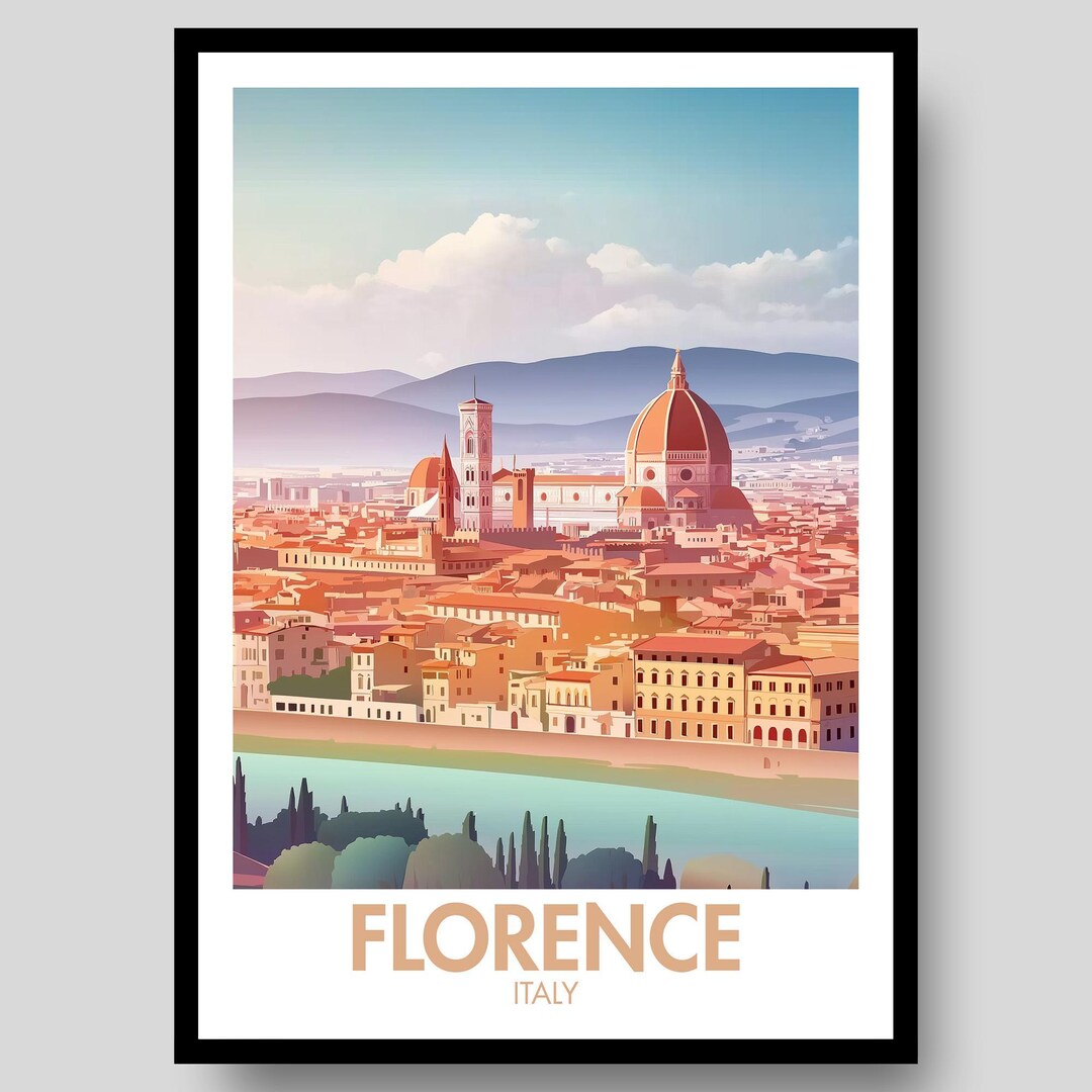 Florence Poster - Florence Print - Italy Poster - Florence - Florence ...