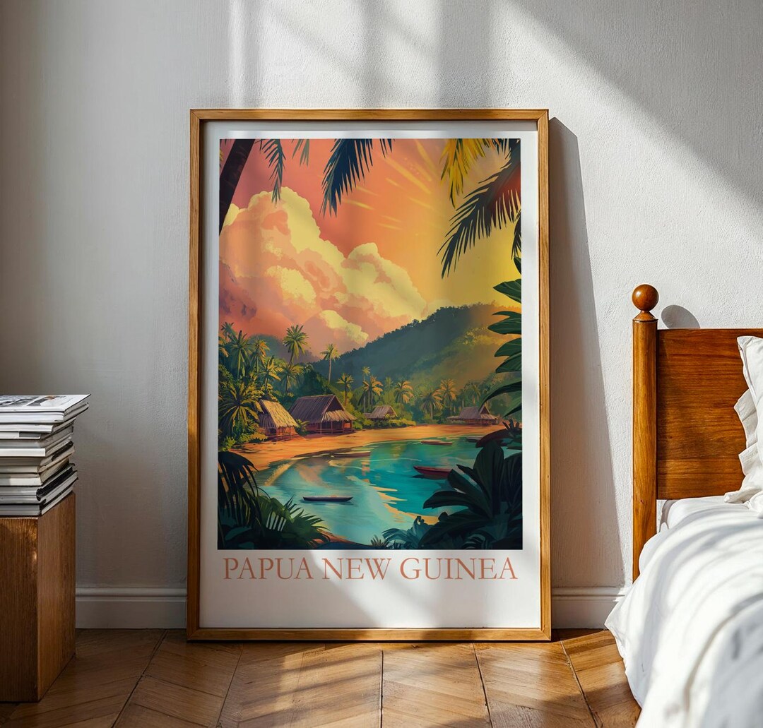 Papua New Guinea Poster - Asia Poster - Papua New Guinea - Guinea - New ...