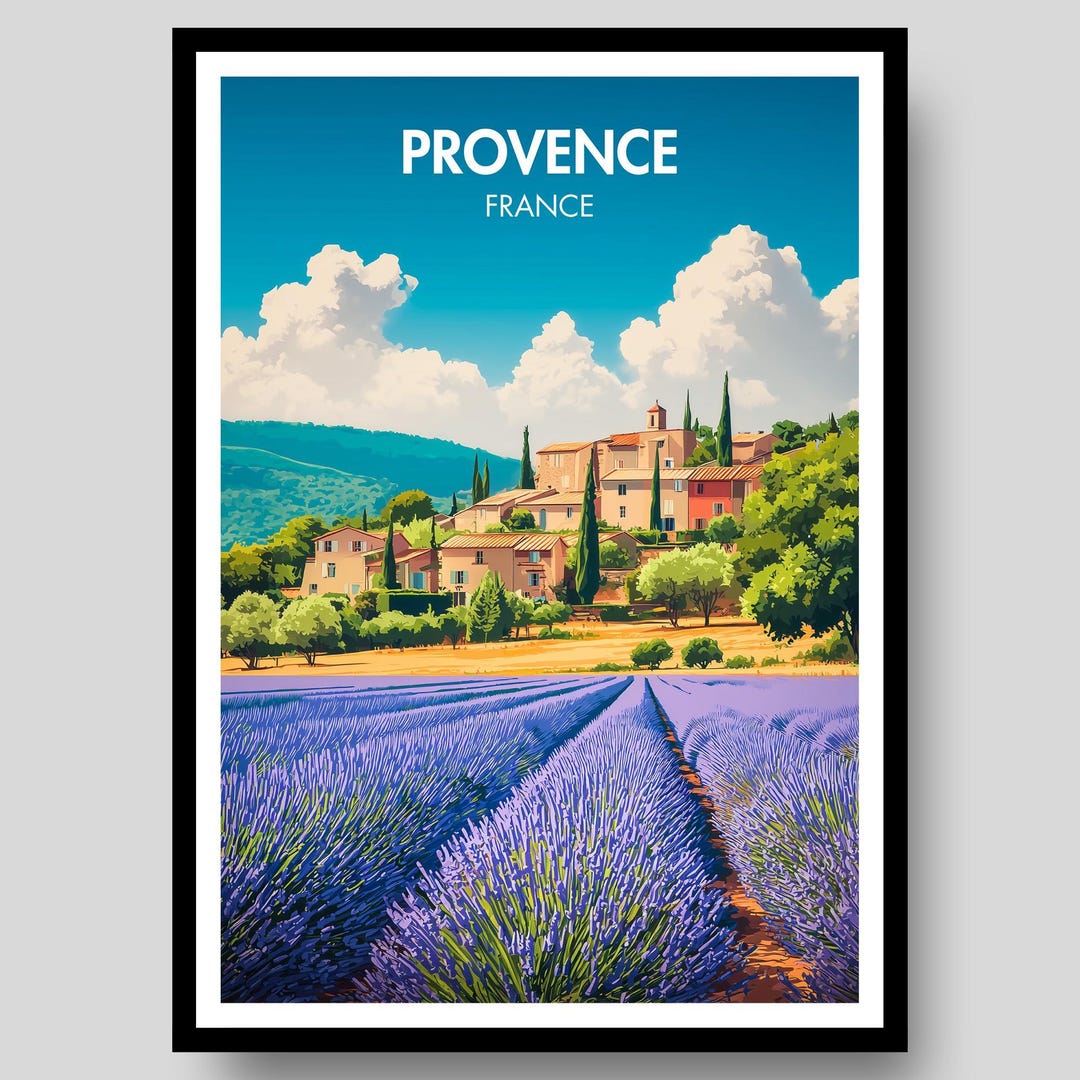 Provence Poster - Provence France - Provence Print - Provence Wall Art ...