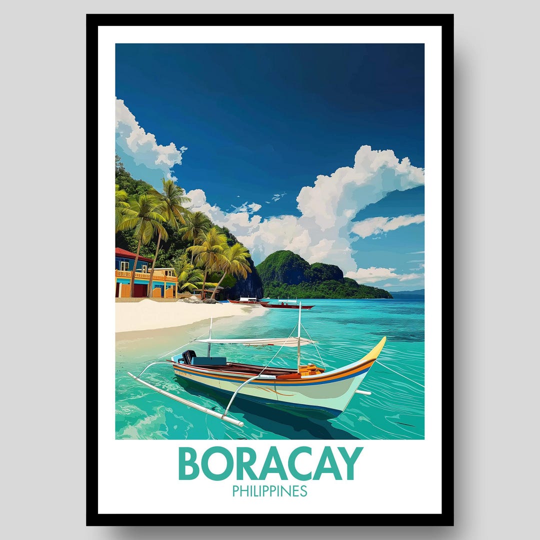 Boracay Poster - Philippines Wall Art - Boracay - Boracay Wall Art - Philippines Poster ...