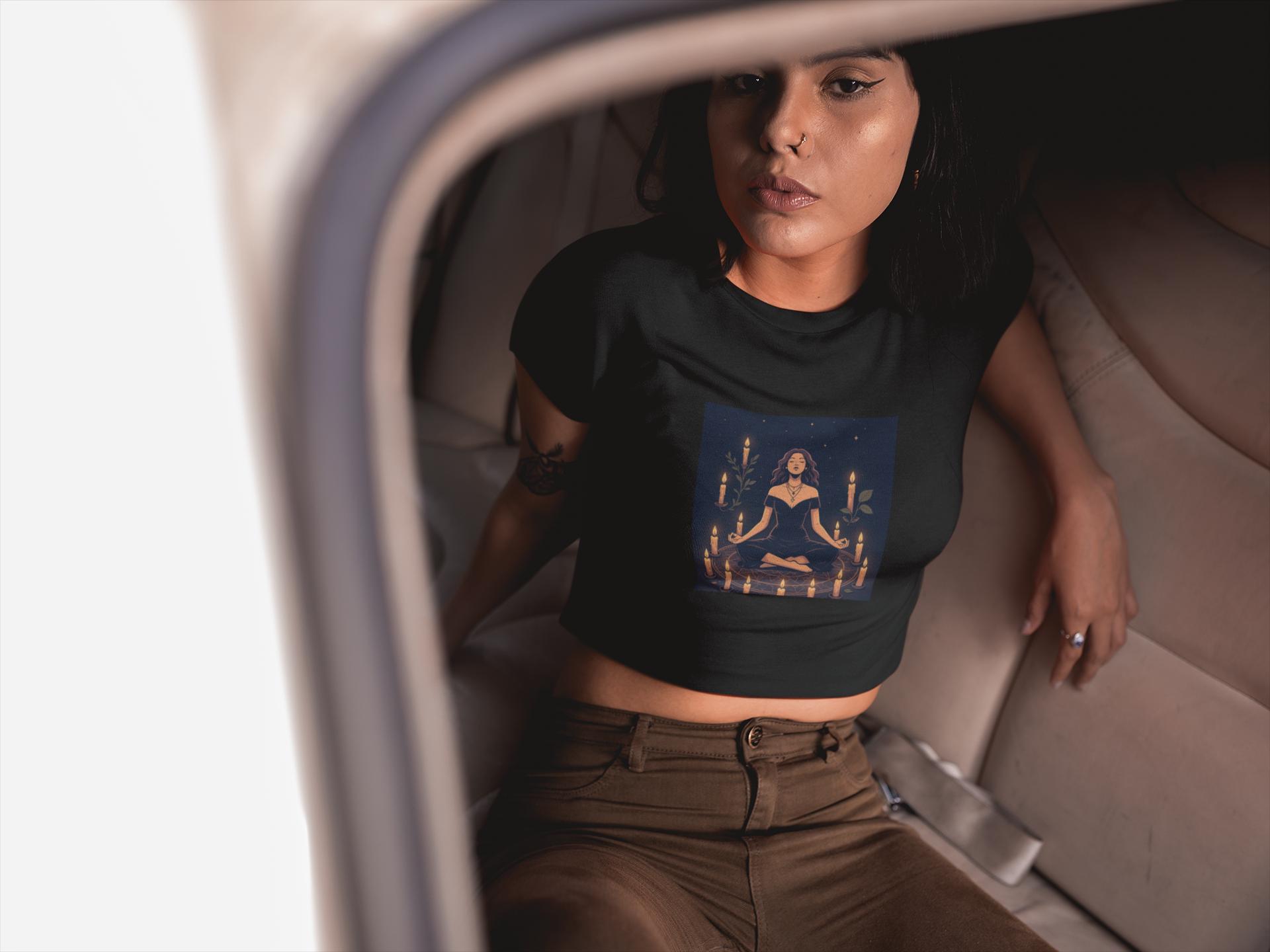 Crop Top Witchcraft Empowerment Shirt | Dark Feminine Witchcore Crop ...