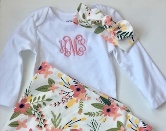 Monogram baby | Etsy