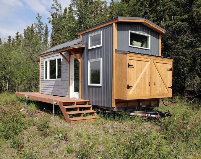 Mobile Travel Pod Plan, 8' X 16' Tiny House, DIY Blueprints (digital ...