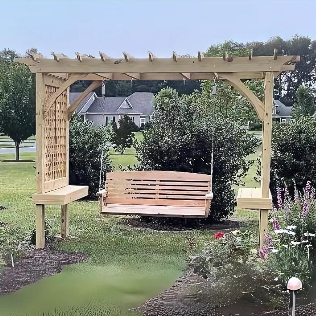 Modern Pergola Outdoor Room Plan – DIY Backyard Covered Patio | Wood ...