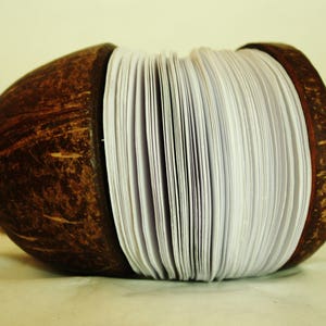 The Coconut Book, Blank Notebook, Notebook, Handmade Bookbinding of ...