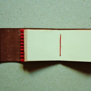 The Matchbook Book, Miniature Book, Mini Book, Matchbox Book, Notebook ...