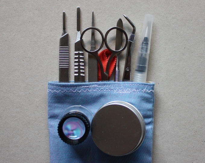 Conservation Kit With Canvas Case, Restoration Toolkit for Paper, Metal ...
