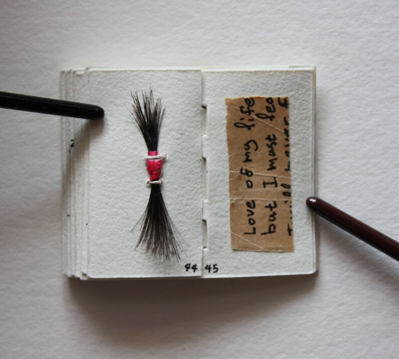 Miniature Bookbinding | the Life of a Matchbox | Limp Vellum Binding ...