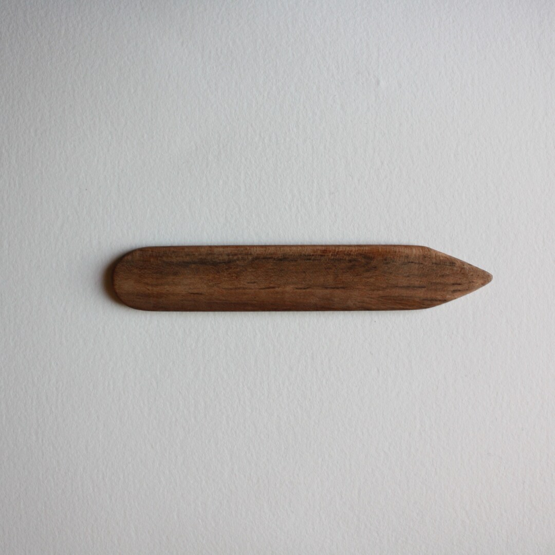 Wooden Bone Folder 6 Inch, Bonefolder, Leathercraft and Papercraft Tool ...