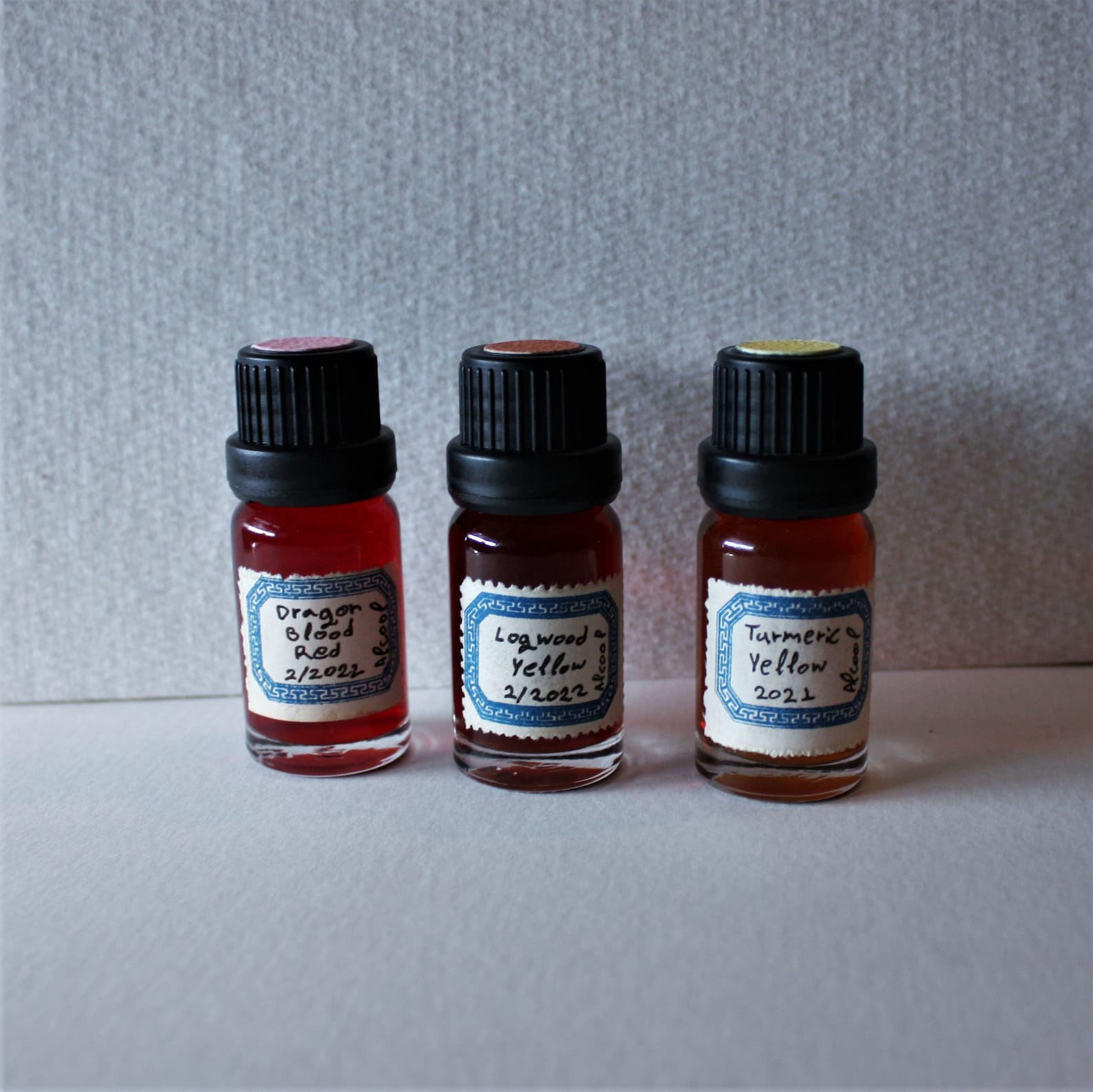 Handmade Alcohol Based Plant Ink in Yellow-orange-pink Hues, Turmeric ...