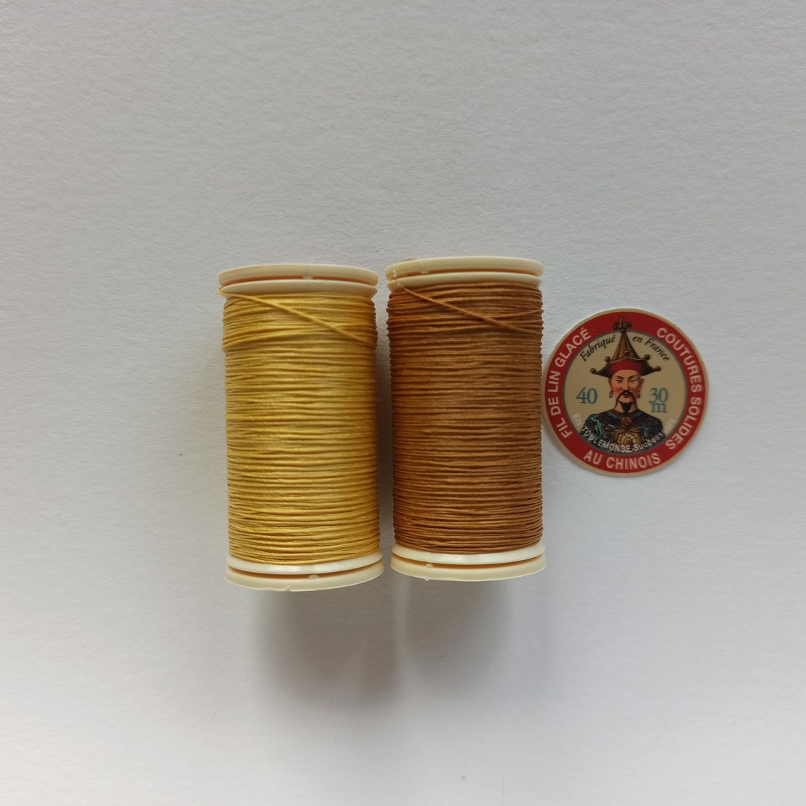 Yellow Waxed Linen Thread the Best Thread for Bookbinding, Leatherwork ...