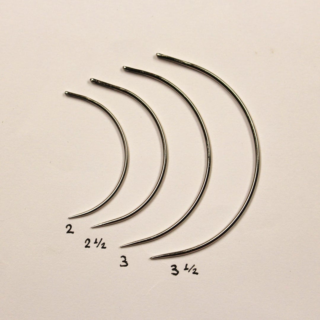 Bookbinding Needle Kit - Curved & Straight, Tapestry Leather Needles - Etsy