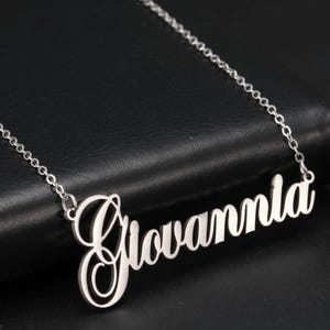 Multi Name Family Necklace Custom Nameplate Necklace Personalized ...